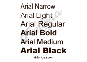 Arial Font - Fontzaa - Fonts Free Download