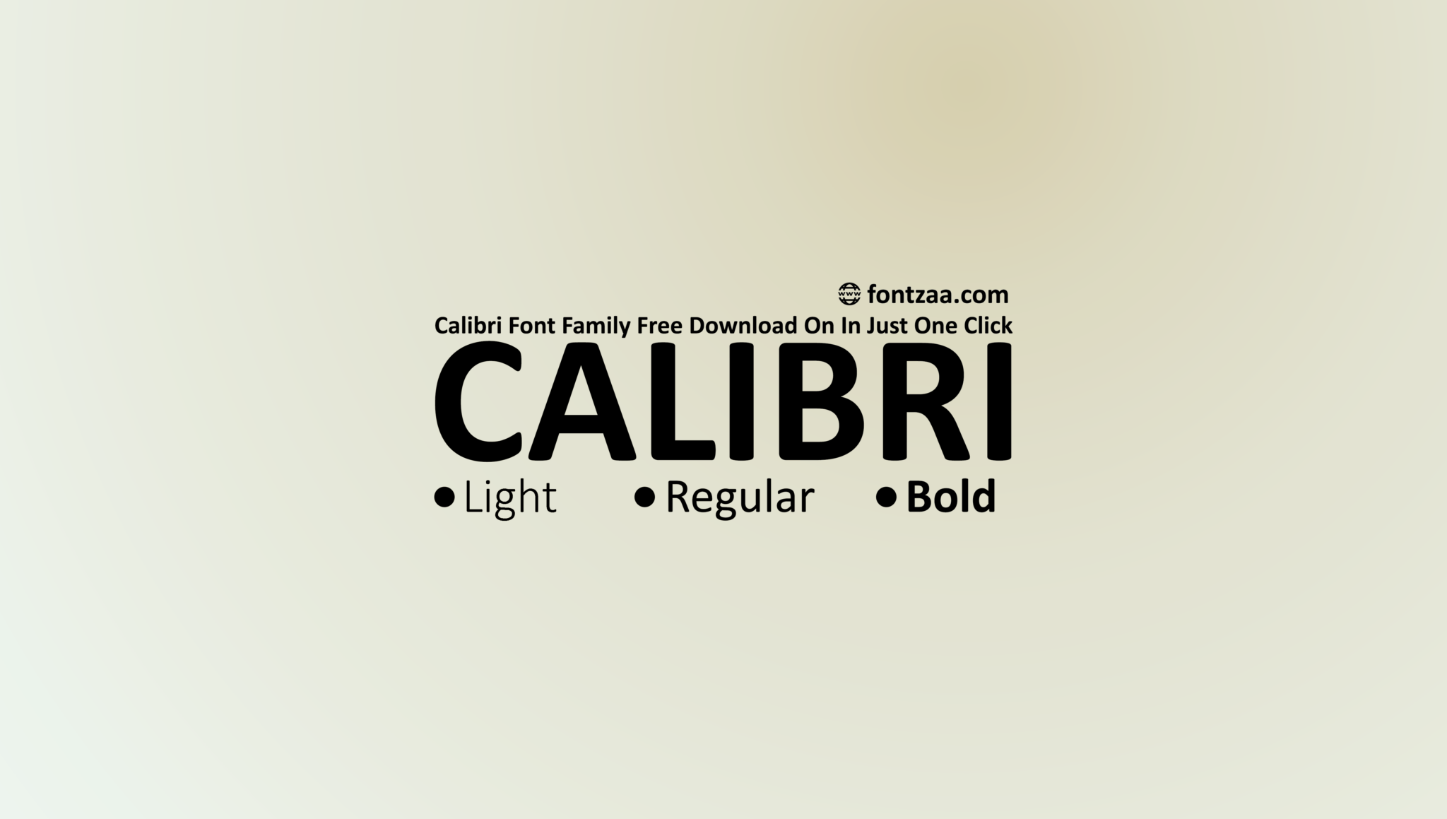 Calibri Font - Fontzaa - Exclusive Fonts Library