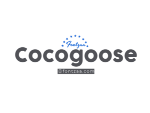 Cocogoose Font - Fontzaa - Fonts Free Download