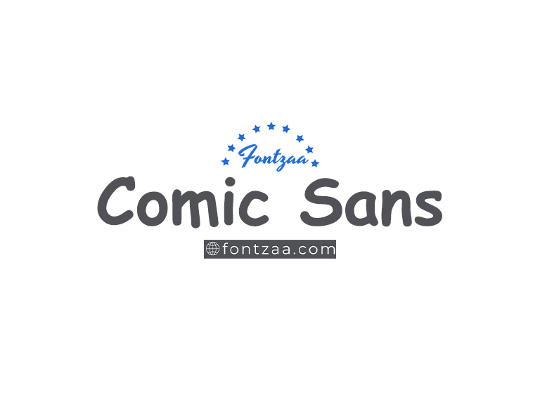 Comic Sans Font Fontzaa Exclusive Fonts Library