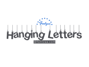 Hanging Letters Font - Fontzaa - Fonts Free Download