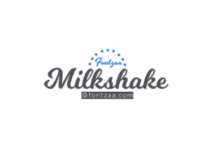 Milkshake Font - Fontzaa - Fonts Free Download