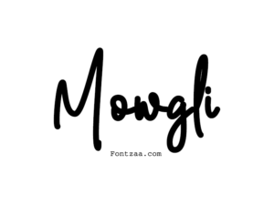 Mowgli Font - Fontzaa - Exclusive Fonts Library