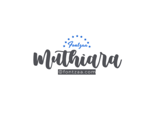 Muthiara Font - Fontzaa - Fonts Free Download