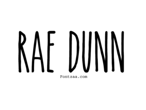 Rae Dunn Font - Fontzaa - Exclusive Fonts Library