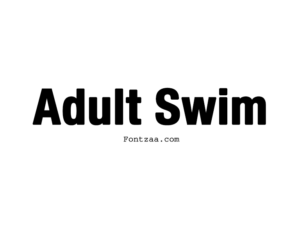 Adult Swim Font - Fontzaa - Fonts Free Download