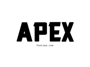 Apex Legends Font - Fontzaa - Exclusive Fonts Library