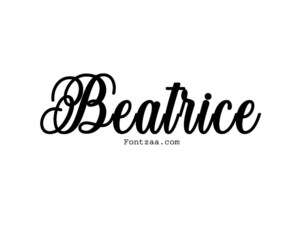 Beatrice Font - Fontzaa - Fonts Free Download