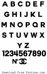 Chanel Font - Fontzaa - Fonts Free Download