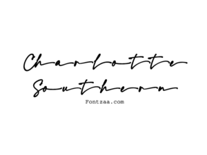 Charlotte Southern Font - Fontzaa - Fonts Free Download