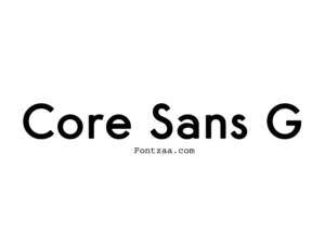Core Sans Font - Fontzaa - Fonts Free Download