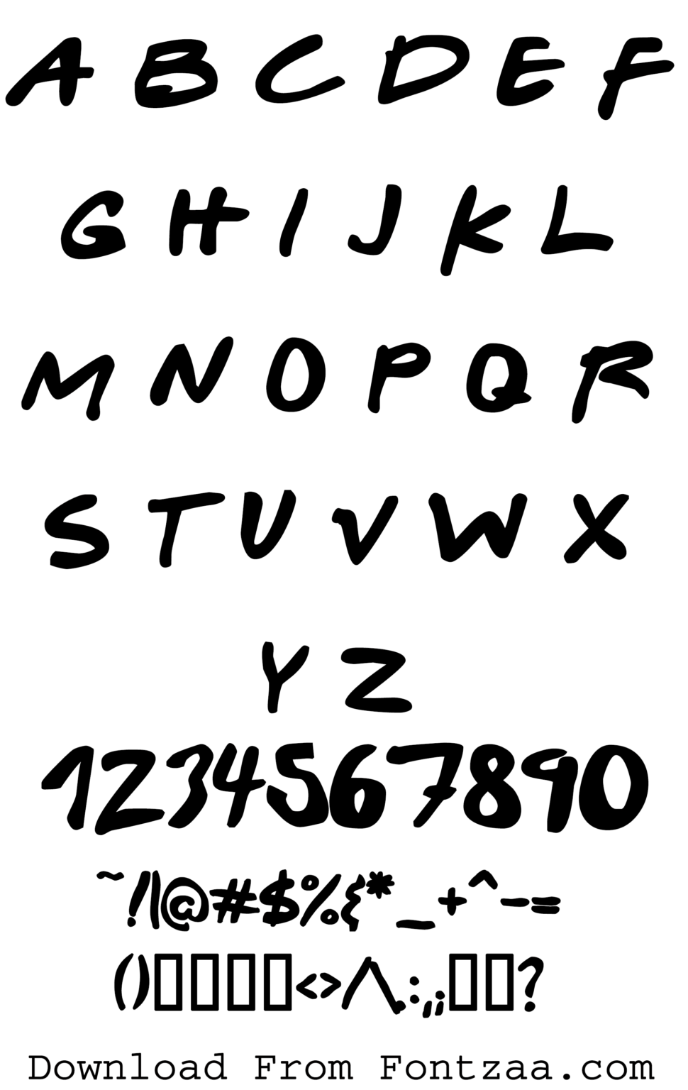 Gabriel Weiss Friends Font - Fontzaa - Fonts Free Download