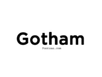 Gotham Font - Fontzaa - Fonts Free Download