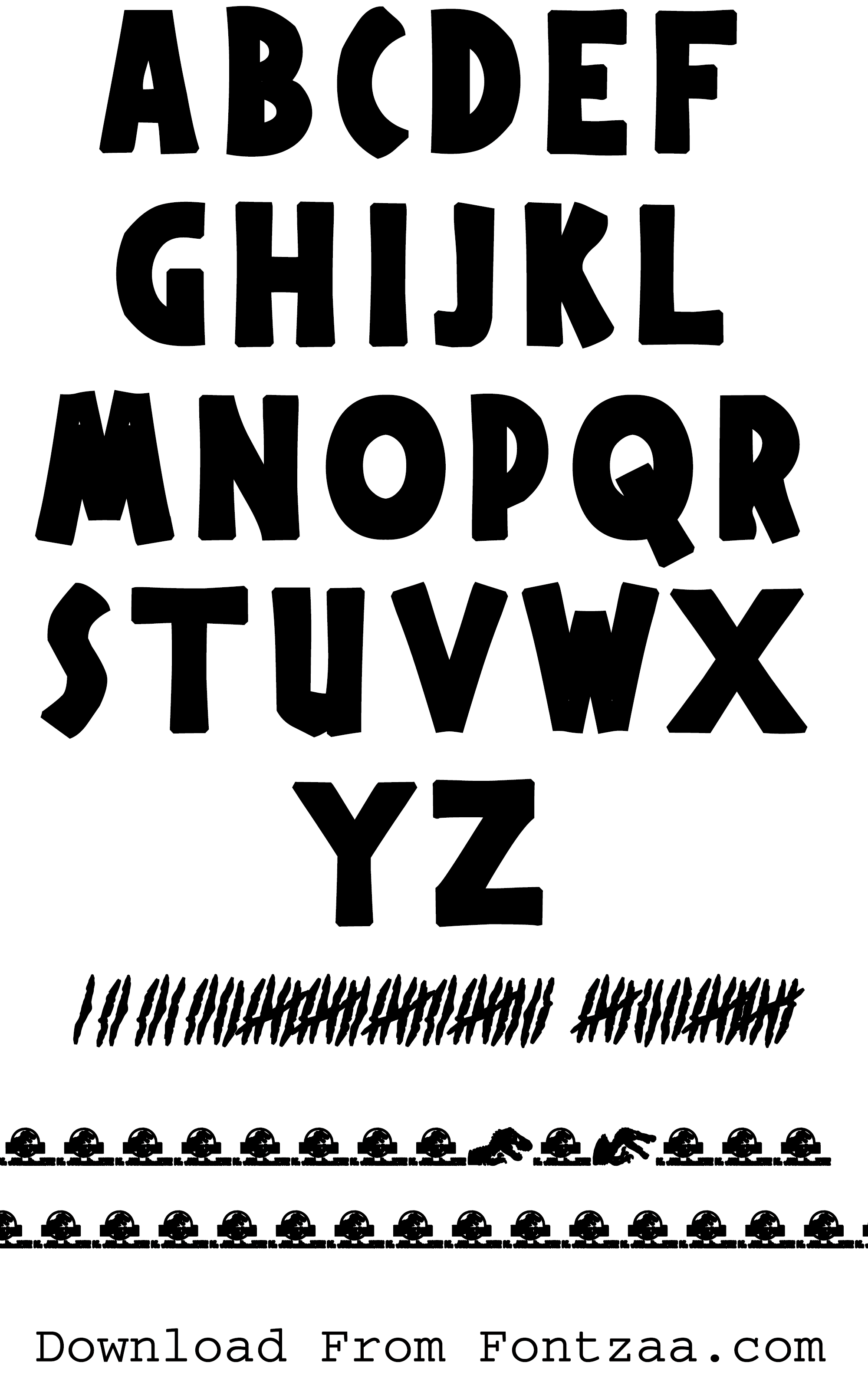 Jurassic Park Font - Fontzaa - Exclusive Fonts Library
