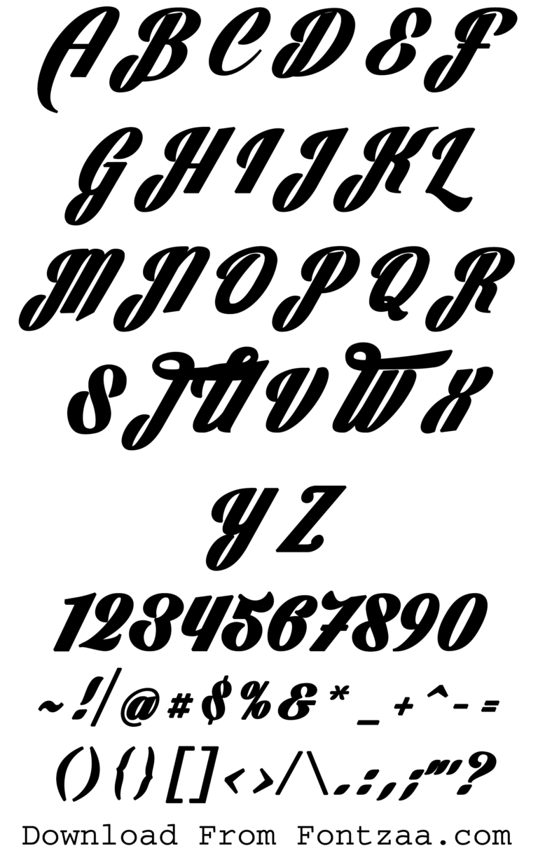 Mustang Font - Fontzaa - Exclusive Fonts Library