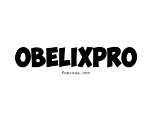 Obelix Pro Font - Fontzaa - Exclusive Fonts Library