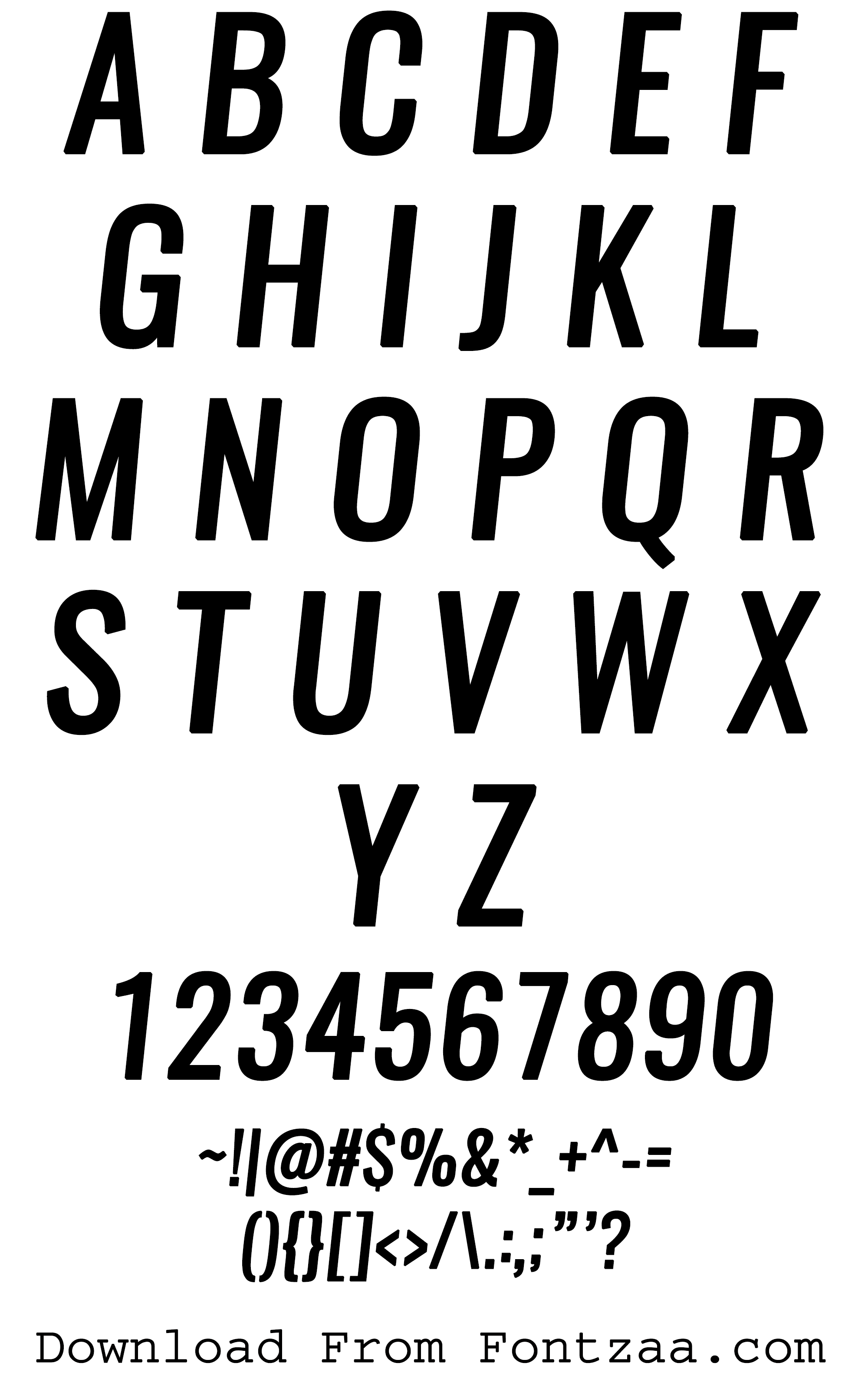 Oswald Italic Font - Fontzaa - Fonts Free Download