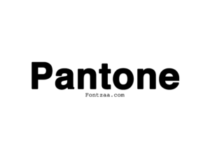 Pantone Font - Fontzaa - Fonts Free Download