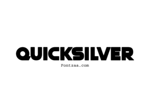 Quicksilver Font - Fontzaa - Fonts Free Download
