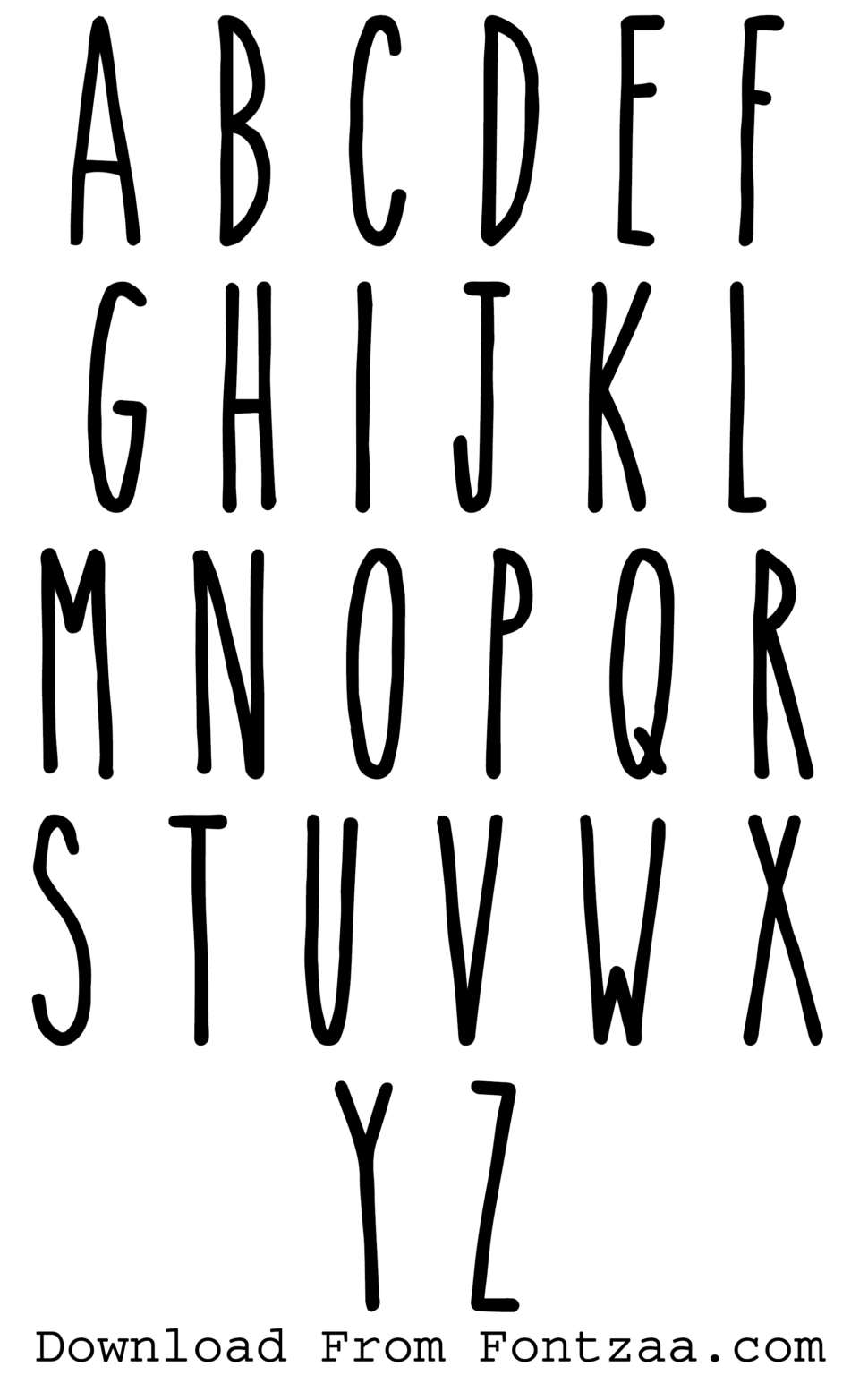 Rae Dunn Font - Fontzaa - Exclusive Fonts Library