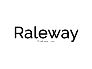 Raleway Font - Fontzaa - Fonts Free Download