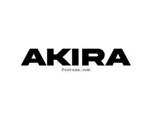 Akira Font - Fontzaa - Exclusive Fonts Library