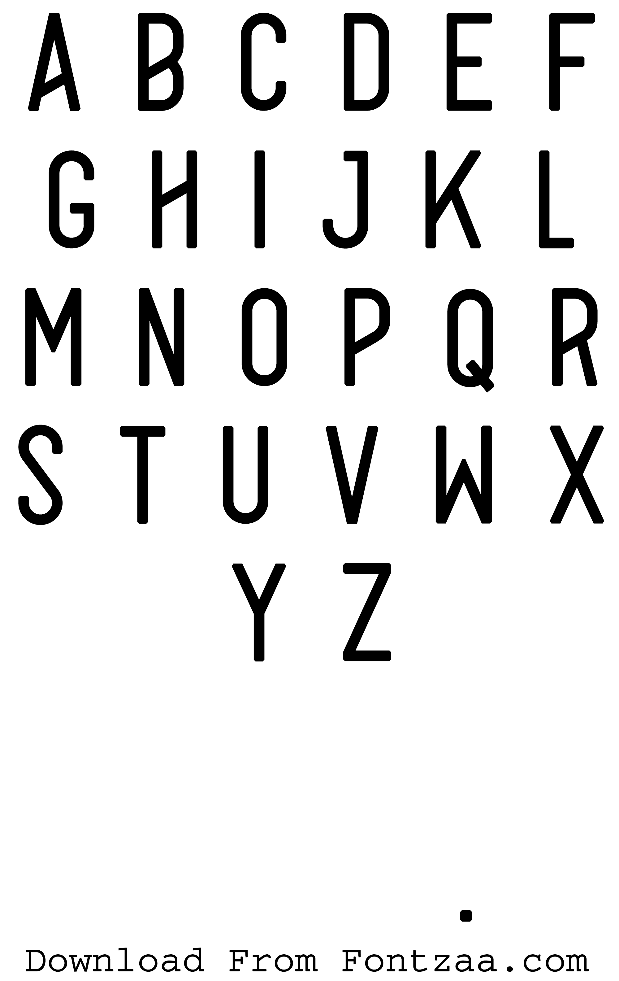 Alpha Font - Fontzaa - Exclusive Fonts Library