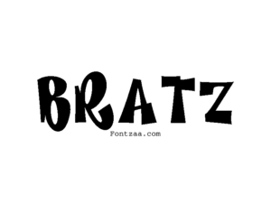 Bratz Font - Fontzaa - Exclusive Fonts Library