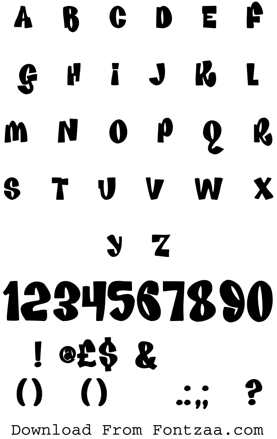 Bratz Font - Fontzaa - Exclusive Fonts Library