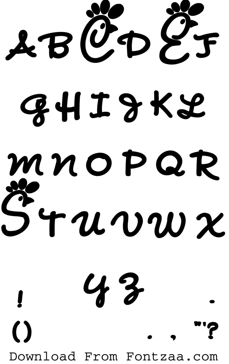 Chick Fil A Font - Fontzaa - Exclusive Fonts Library