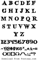 Demon Slayer Font - Fontzaa - Exclusive Fonts Library