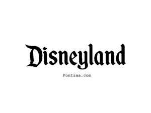 Disneyland Font - Fontzaa - Fonts Free Download