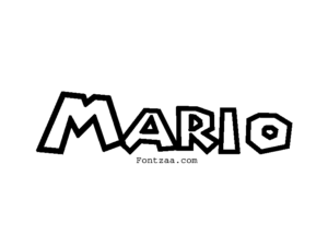 Mario Font - Fontzaa - Exclusive Fonts Library
