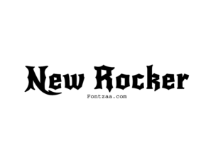 New Rocker Font - Fontzaa - Fonts Free Download