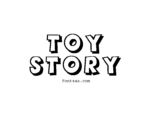 Toy Story Font - Fontzaa - Exclusive Fonts Library