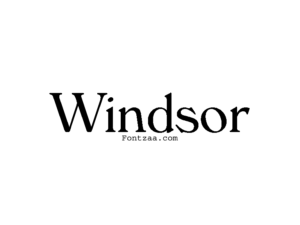 Windsor Font - Fontzaa - Exclusive Fonts Library