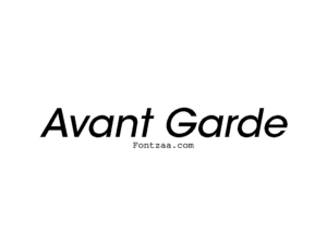 Avant Garde Font - Fontzaa - Fonts Free Download