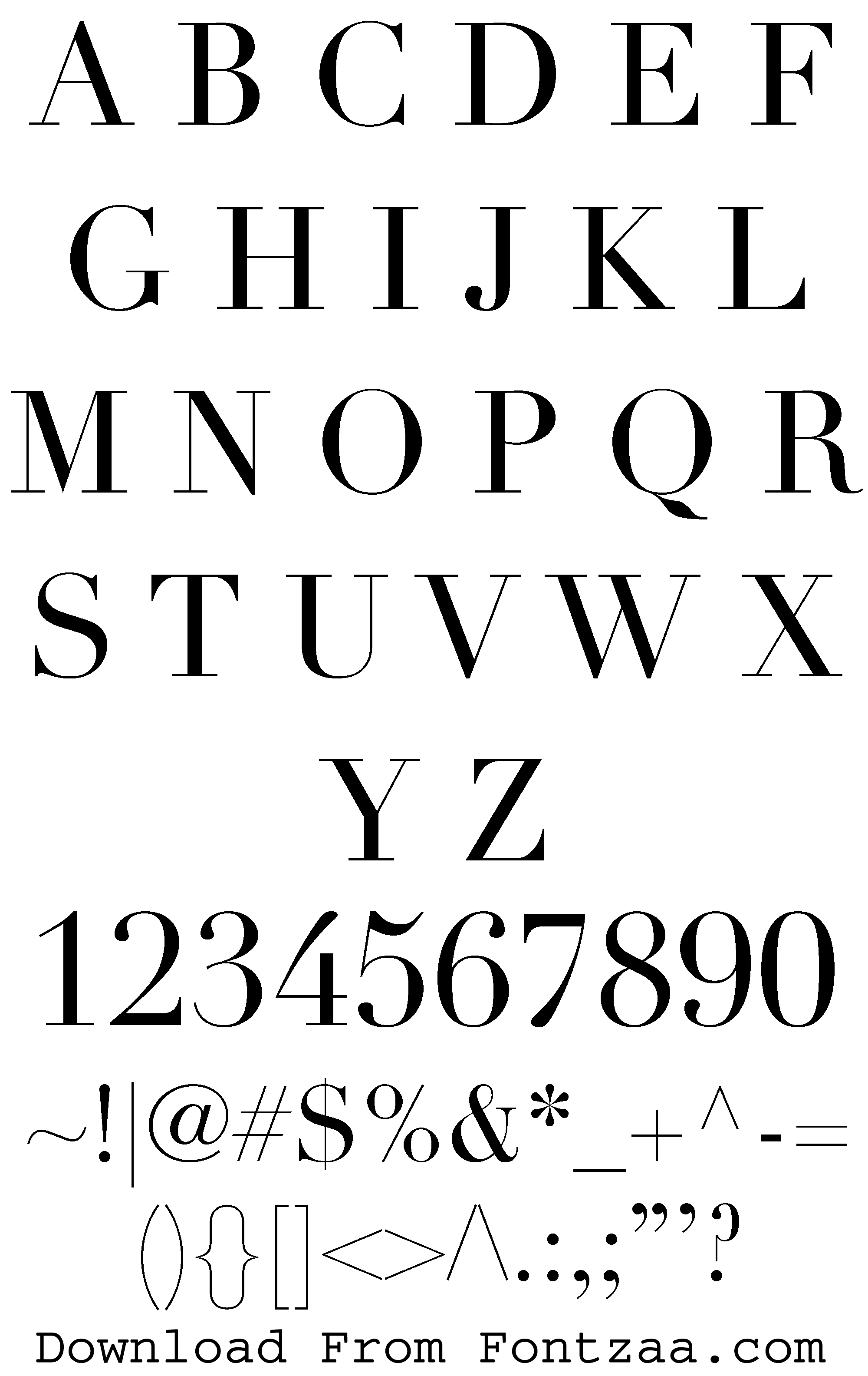 Didot Font - Fontzaa - Exclusive Fonts Library