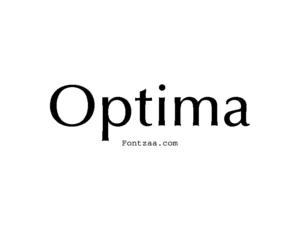 Optima Font - Fontzaa - Fonts Free Download