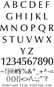 Optima Font - Fontzaa - Fonts Free Download