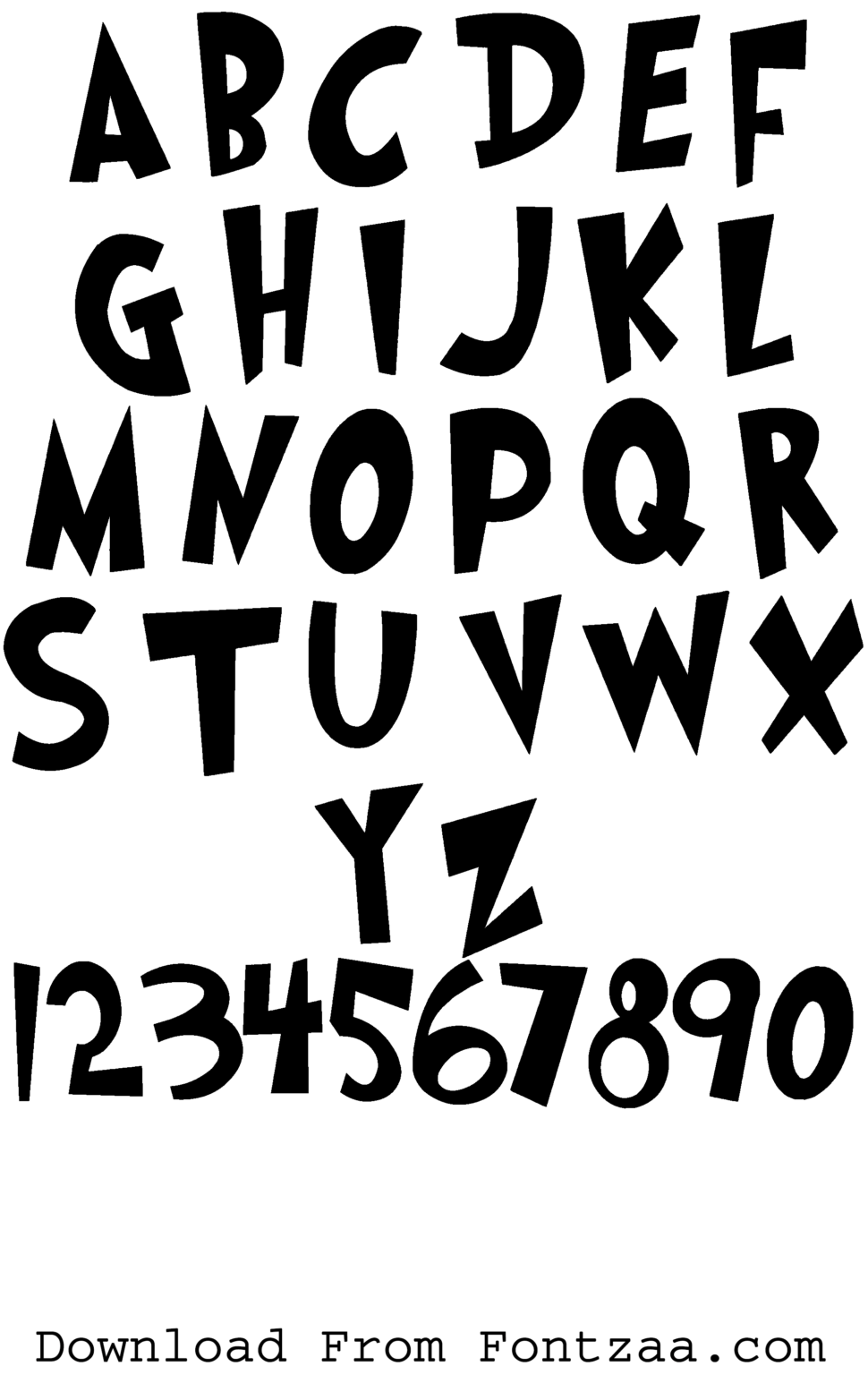 Dr Seuss Font - Fontzaa - Exclusive Fonts Library