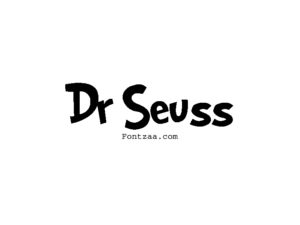 Dr Seuss Font - Fontzaa - Exclusive Fonts Library