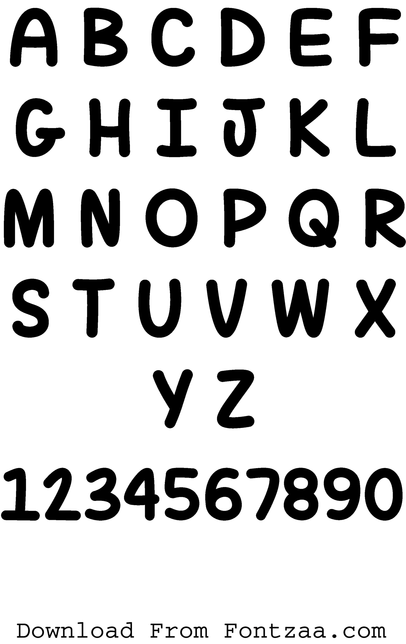 Hug Me Tight Font - Fontzaa - Fonts Free Download