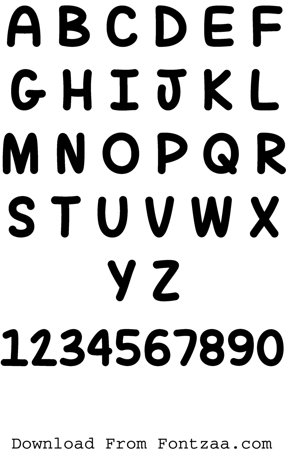 Hug Me Tight Font - Fontzaa - Fonts Free Download