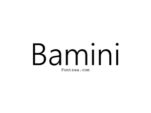 Bamini Font - Fontzaa - Exclusive Fonts Library