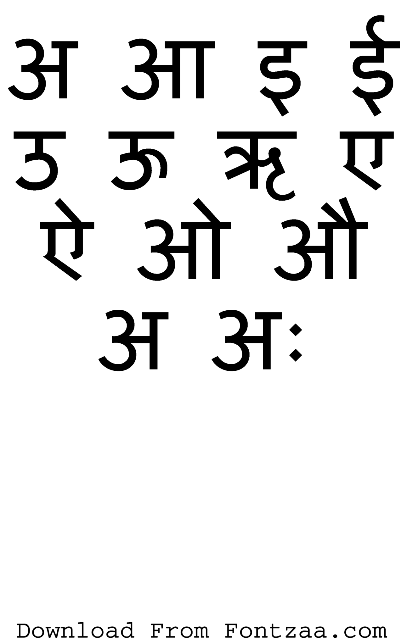 Mangal Font - Fontzaa - Exclusive Fonts Library