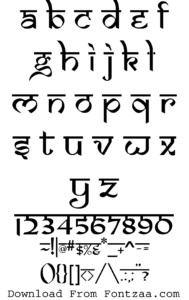 Samarkan font - Fontzaa - Exclusive Fonts Library