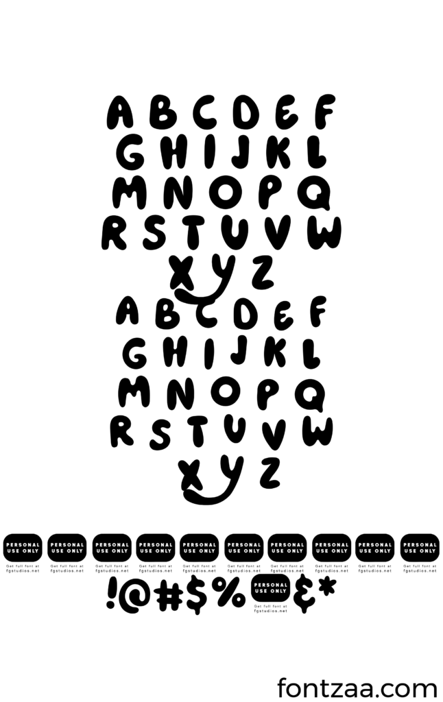 Bluey Font - Fontzaa - Exclusive Fonts Library