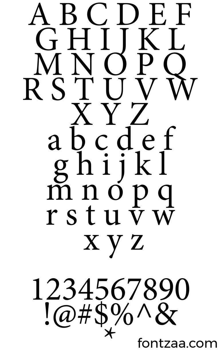 Minion Font - Fontzaa - Exclusive Fonts Library