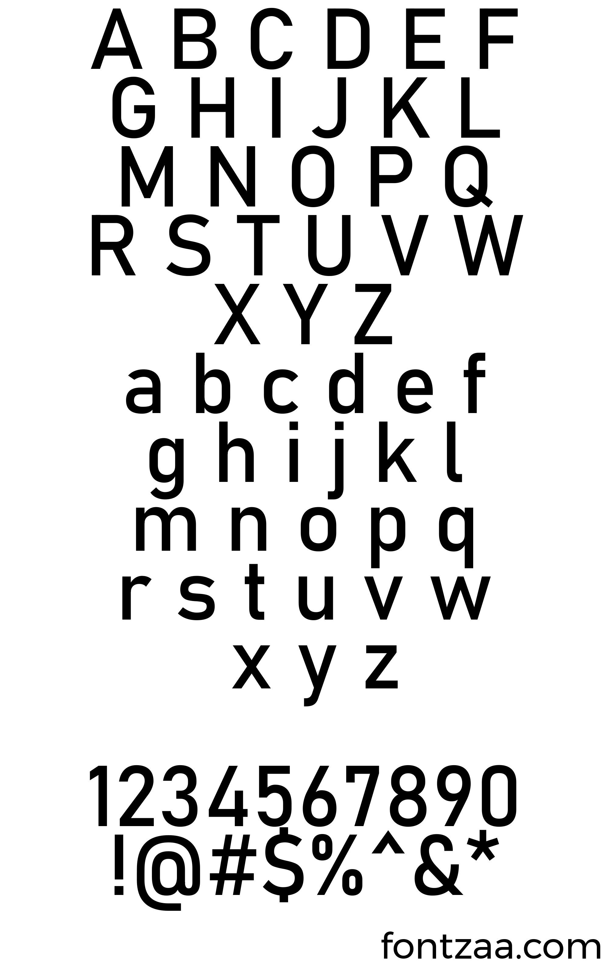 Bahnschrift Font - Fontzaa - Exclusive Fonts Library